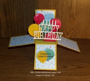 “Birthday” Card in a Box! | Linda's Stampin' Escape