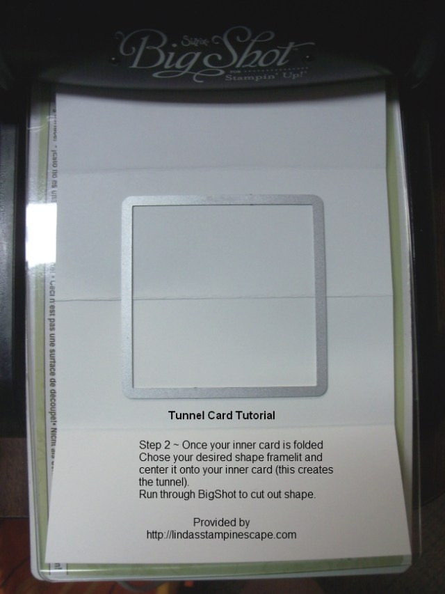 Tunnel Card Tutorial | Linda's Stampin' Escape