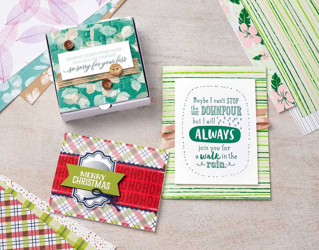 Designer Paper Creations – A Parade of Cards! | Linda's Stampin' Escape