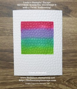 Technique Tuesday: Reverse Masking with a Twist! | Linda's Stampin' Escape