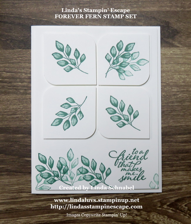 Forever Fern in Jade | Linda's Stampin' Escape