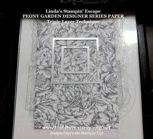 Lovin’ the Triple Layer Technique | Linda's Stampin' Escape