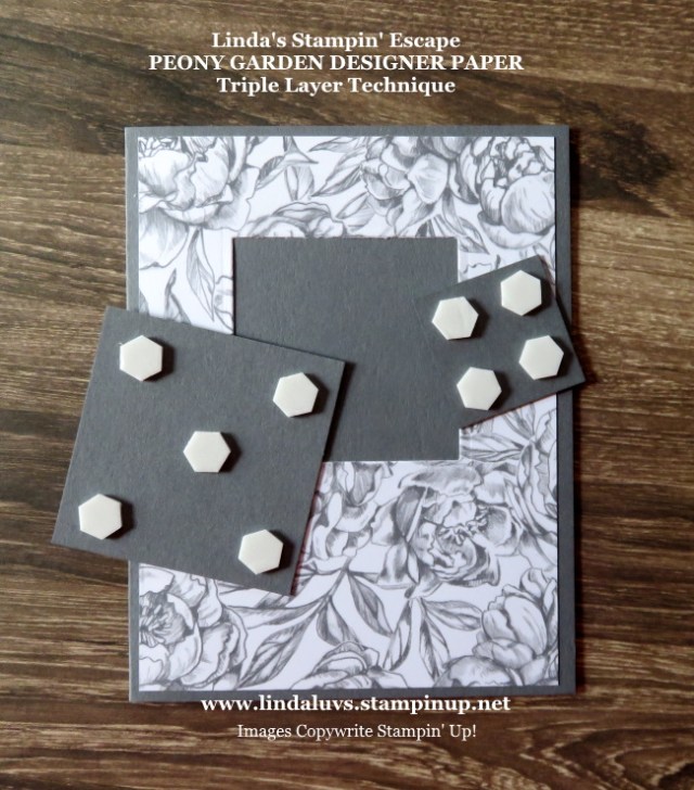 Lovin’ the Triple Layer Technique | Linda's Stampin' Escape