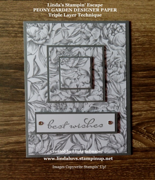 Lovin’ the Triple Layer Technique | Linda's Stampin' Escape