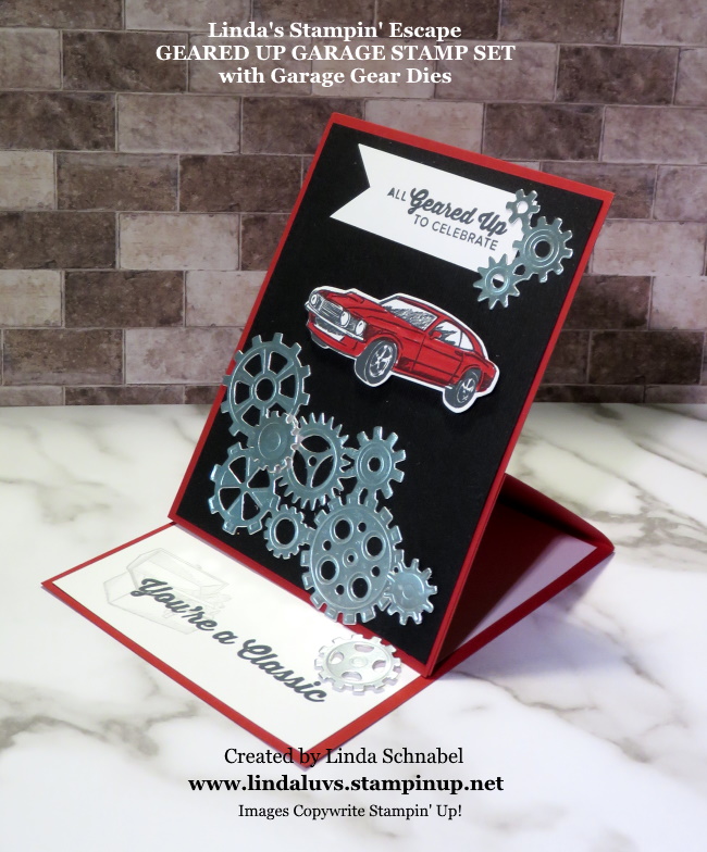 Geared Up Garage Stamp Set | Linda's Stampin' Escape