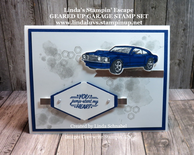 Geared Up Garage Stamp Set | Linda's Stampin' Escape