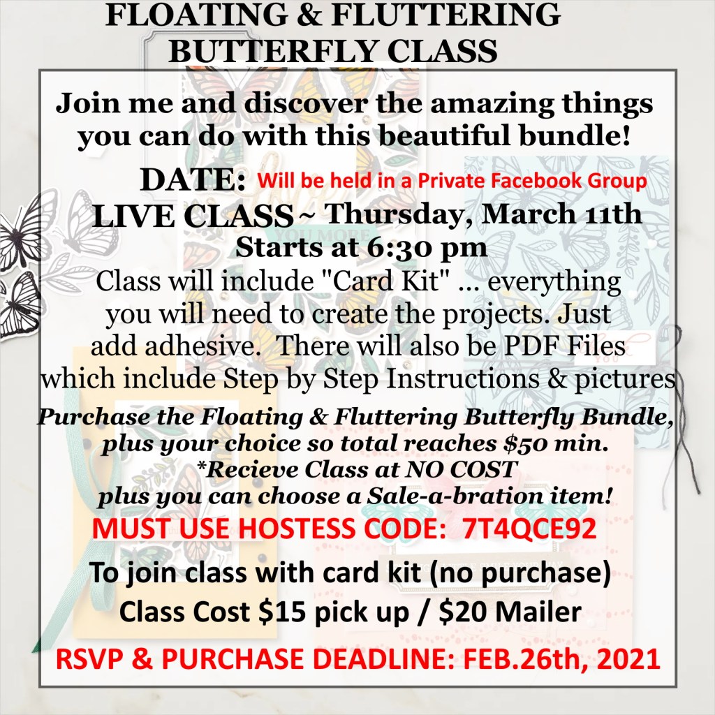 Butterfly Cards & Class Announcement | Linda's Stampin' Escape