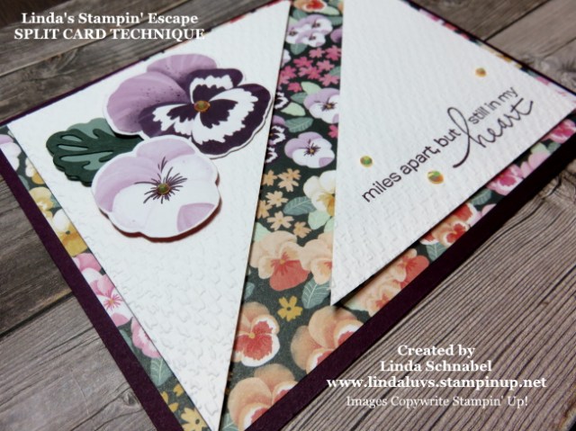 Split Card Technique 2 | Linda's Stampin' Escape
