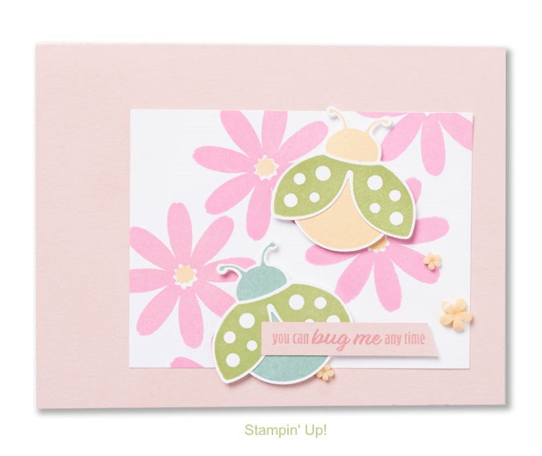 LADYBUG FRIENDS CARD TUTORIAL | Linda's Stampin' Escape