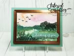 On the Horizon Card Tutorial | Linda's Stampin' Escape