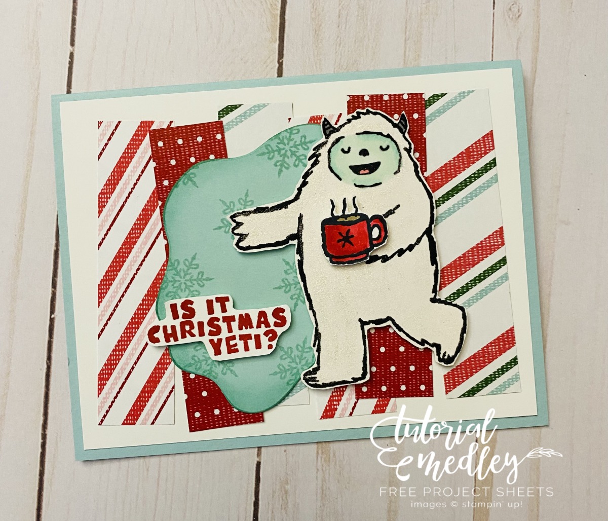 Yeti to Party Card .. | Linda's Stampin' Escape