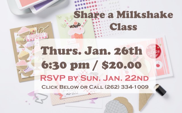 Event Announcements: Milkshakes! LIVES & Party’s! | Linda's Stampin' Escape