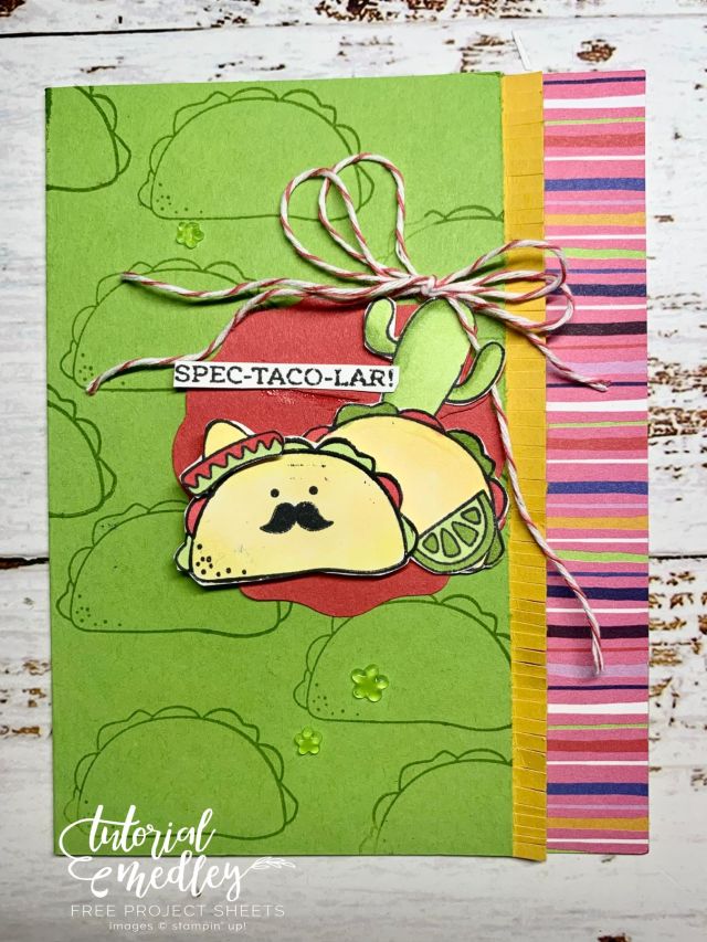 Taco Fiesta Card…. | Linda's Stampin' Escape
