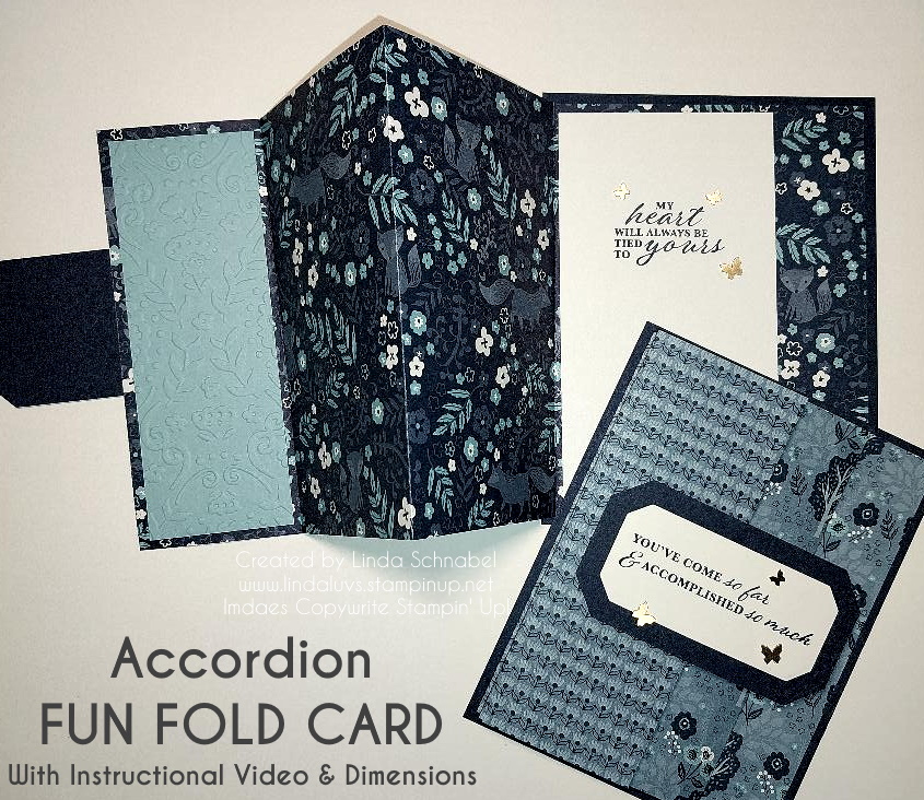 Accordion Fun Fold Card | Linda's Stampin' Escape