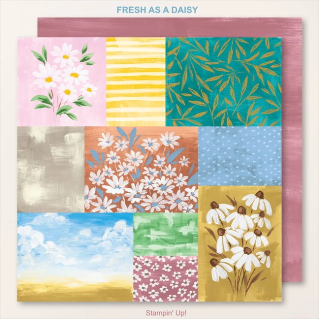 Simply Sunday: Creating Quick & Easy cards using the Fresh As A Daisy ...