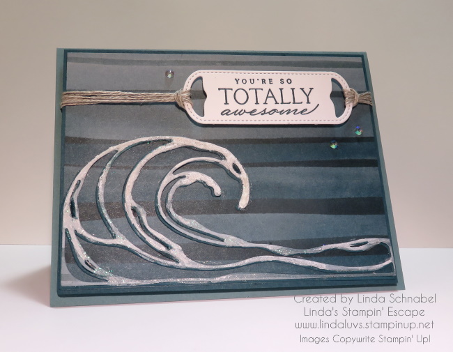 Bright & Beautiful Designer Paper Waves of Inspiration … | Linda's ...