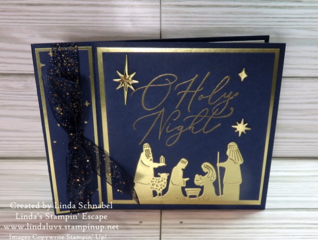 Celebrating the Season: Oh Holy Night Card | Linda's Stampin' Escape