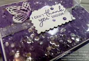 Faux Shaker Cards with Perennial Lavender | Linda's Stampin' Escape