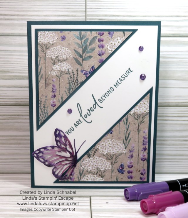 Perennial Lavender Designer Series Paper & the Split Card Technique ...