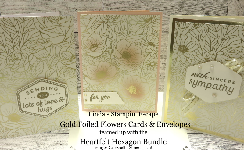 Unveiling Elegance: Gold Foiled Flowers Cards & Heartfelt Hexagon ...